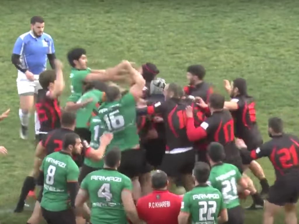 Video of the Week: All-in rugby brawl breaks out in Georgia ...