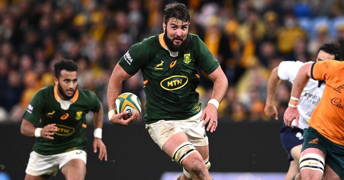 Springboks: Lood de Jager says the team wants to ‘do the country proud ...