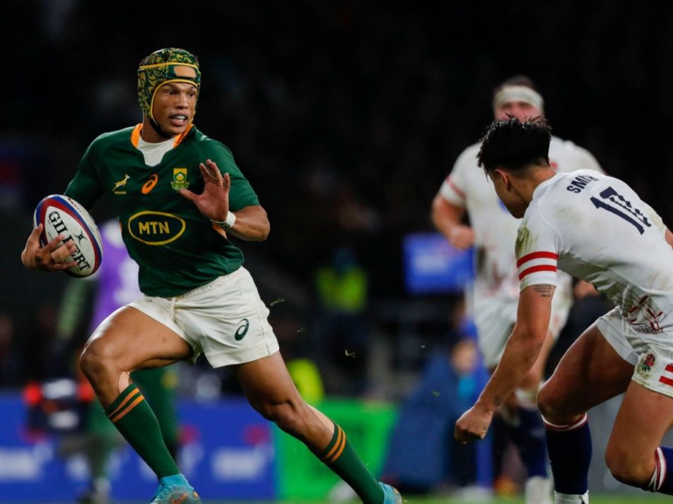 Springboks: Kurt-Lee Arendse rockets to stardom with record equalling ...