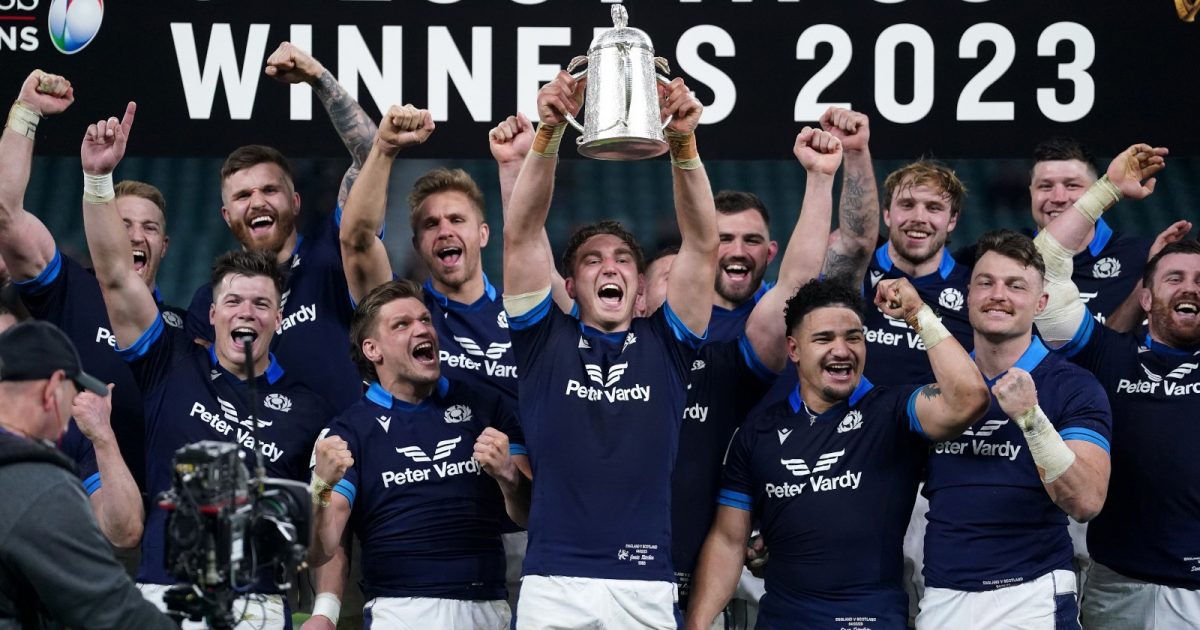 Six Nations: Duhan van der Merwe double helps Scotland beat England ...