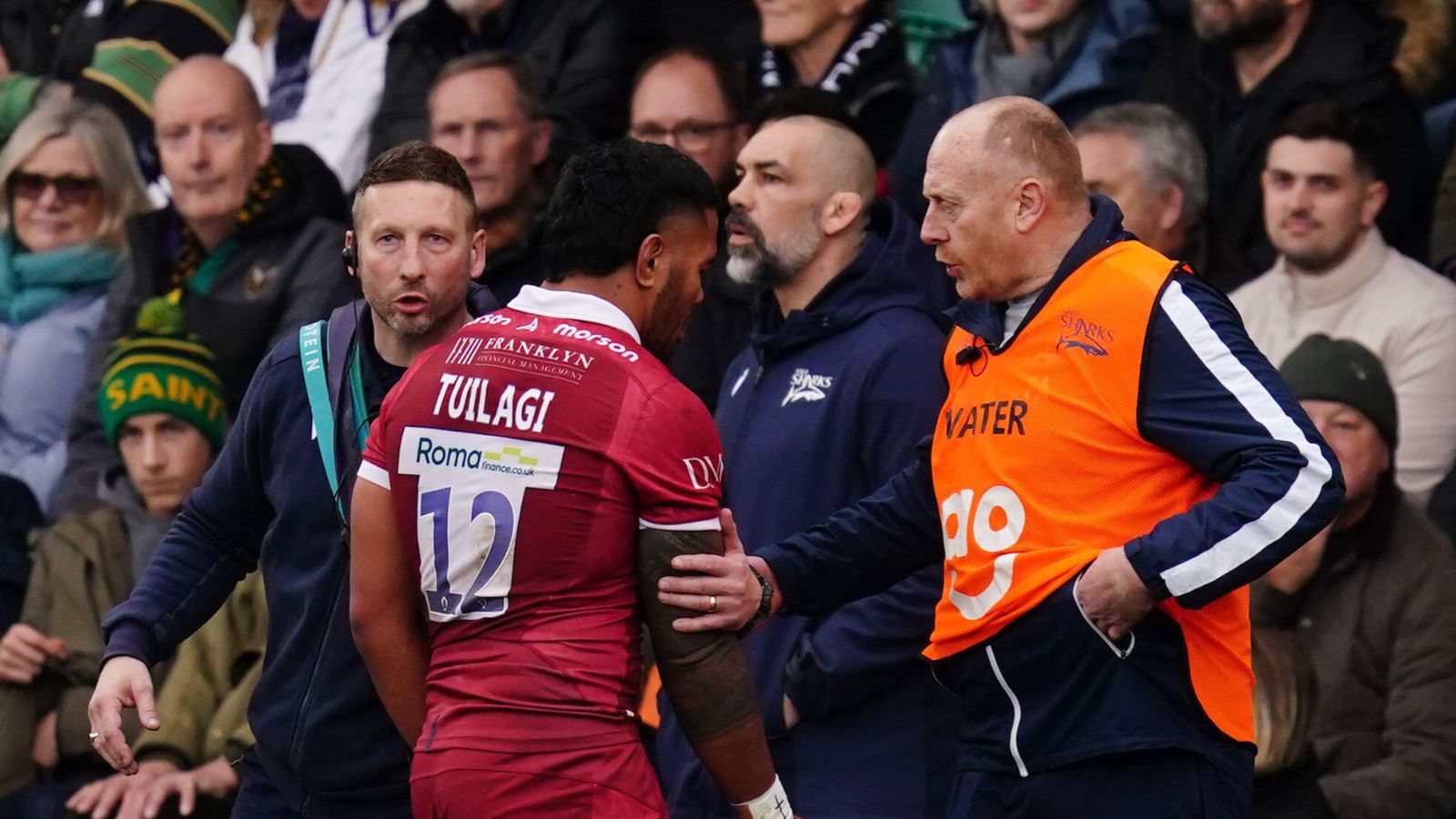 Premiership: Alex Sanderson backs Manu Tuilagi to rebound from red card ...