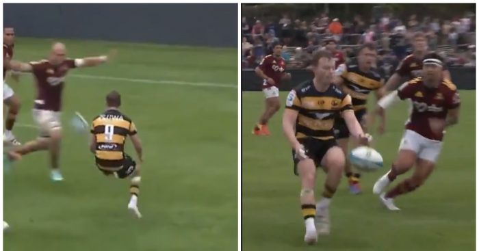 WATCH: Simpson sets up try with DEFT chip in Force loss to Highlanders ...