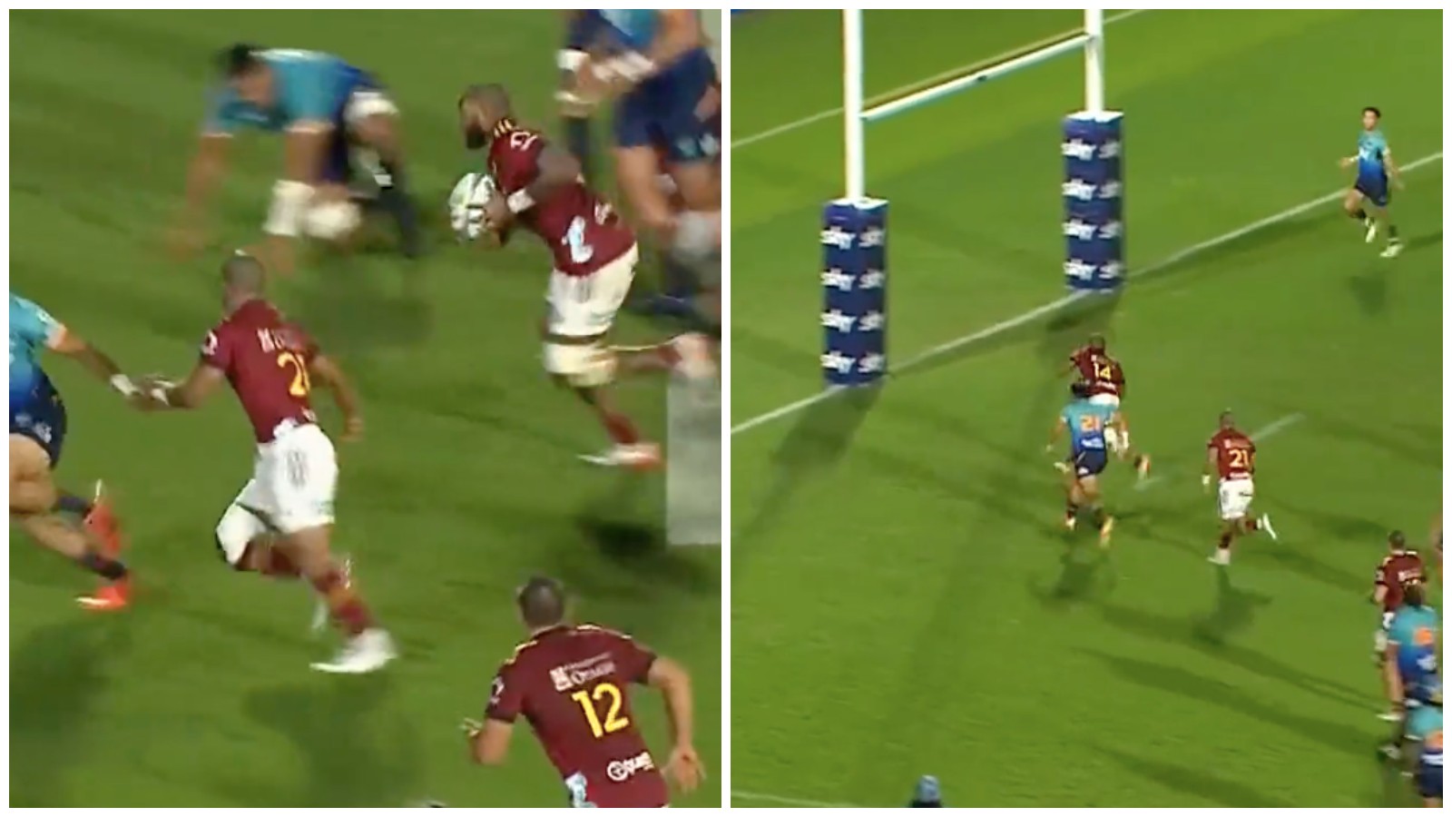 WATCH: Dawai scores from CHEEKY inside ball in win over Moana : PlanetRugby