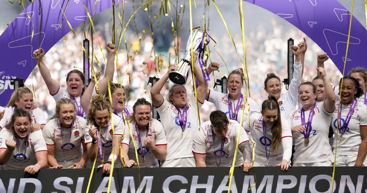 Women’s Six Nations: Red Roses win Grand Slam in front of record crowd ...