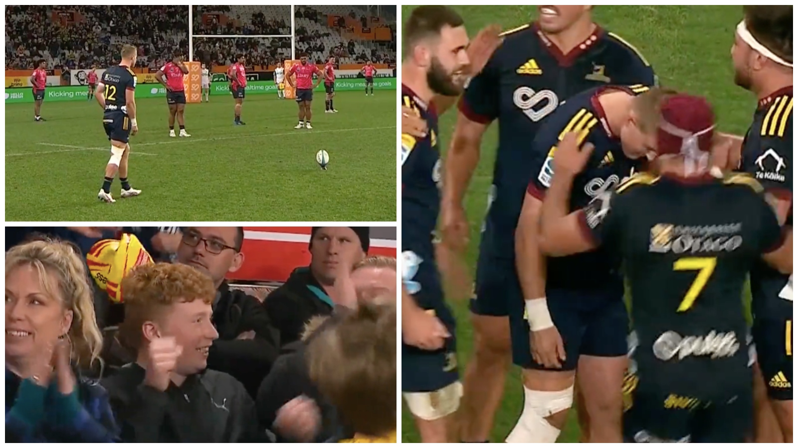 WATCH: Sam Gilbert kicks WINNER with time up against Rebels : PlanetRugby