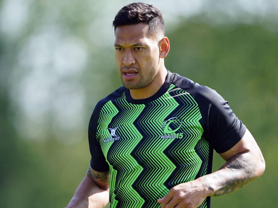 Israel Folau: Ex-Wallaby starts on the wing for World XV against Baa ...