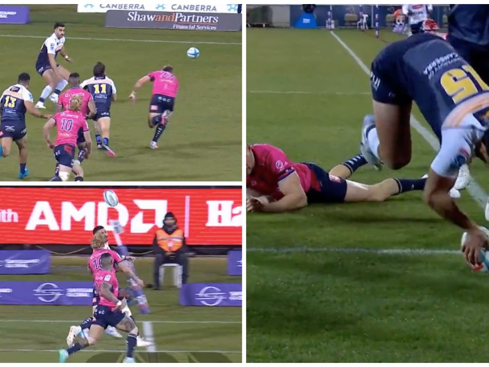 WATCH: Tom Wright scores superb team try for Brumbies against Rebels ...