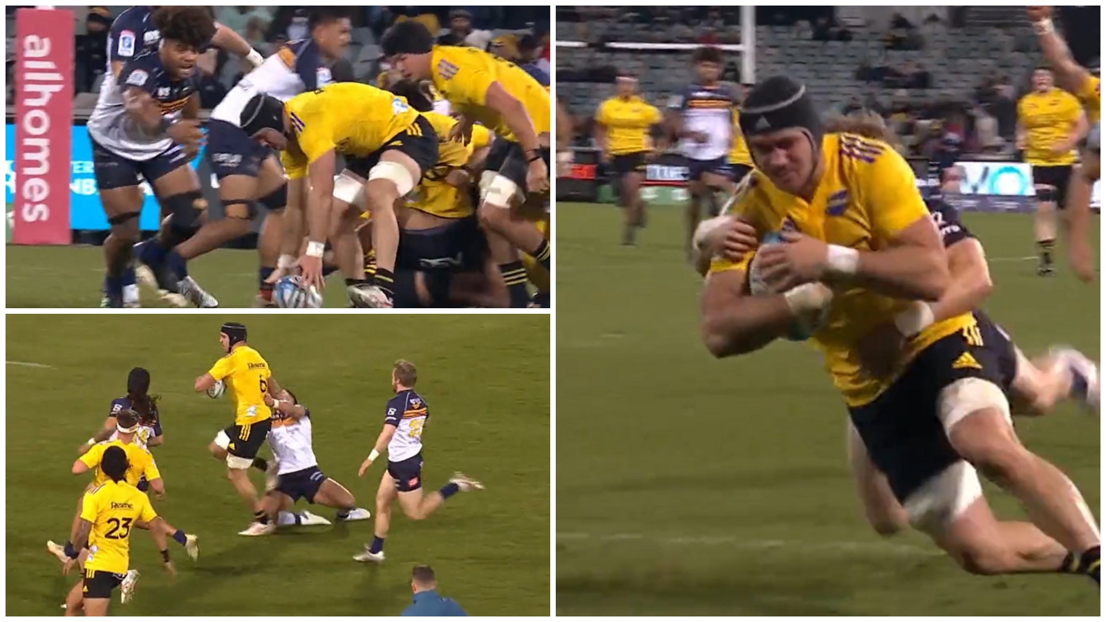 WATCH: Devan Flanders scores OUTSTANDING try for Hurricanes : PlanetRugby