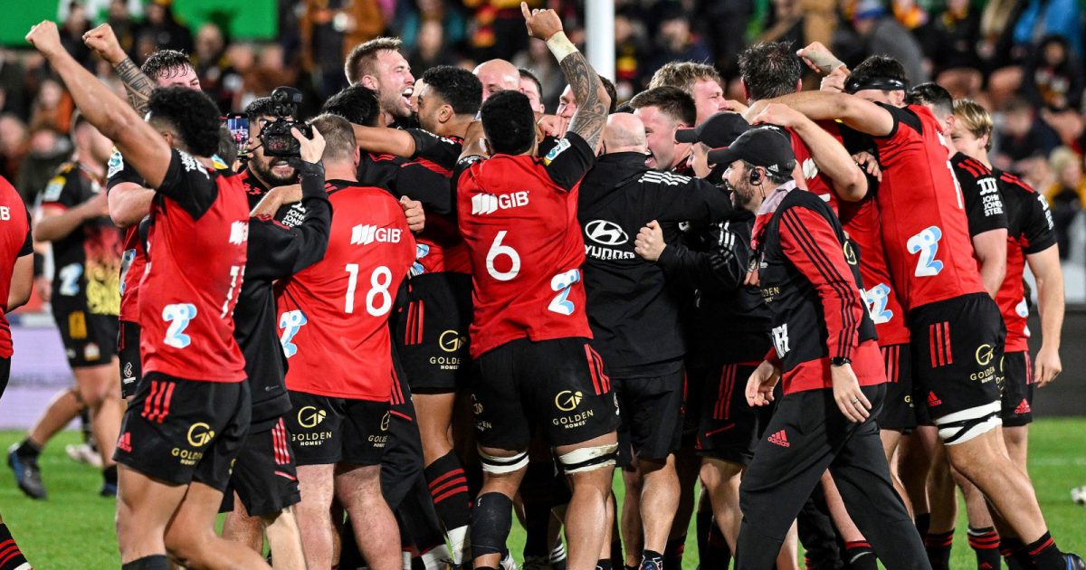 Crusaders pay tribute to departing players and coaches after title win ...