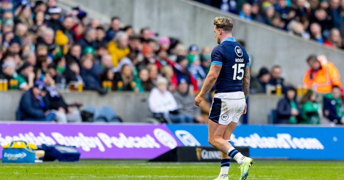 ‘This is absolutely breaking me’ - Stuart Hogg on his shock retirement ...