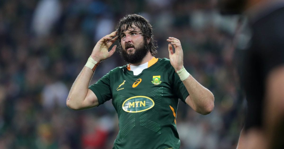 Springboks lock misses World Cup selection with minor heart condition ...