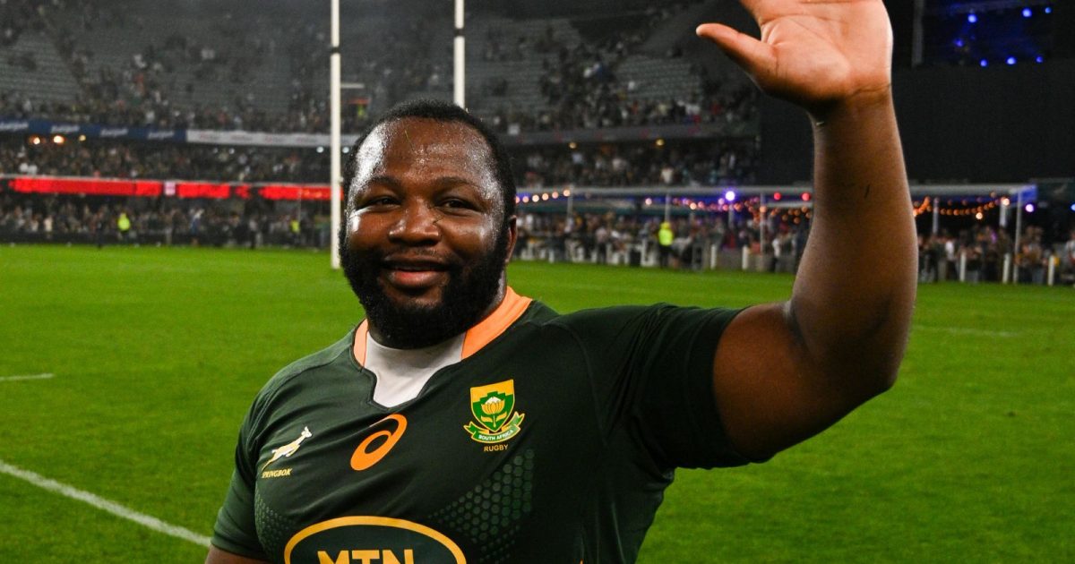 'I don't count calories, I count slices of cake' - Springboks prop Ox ...