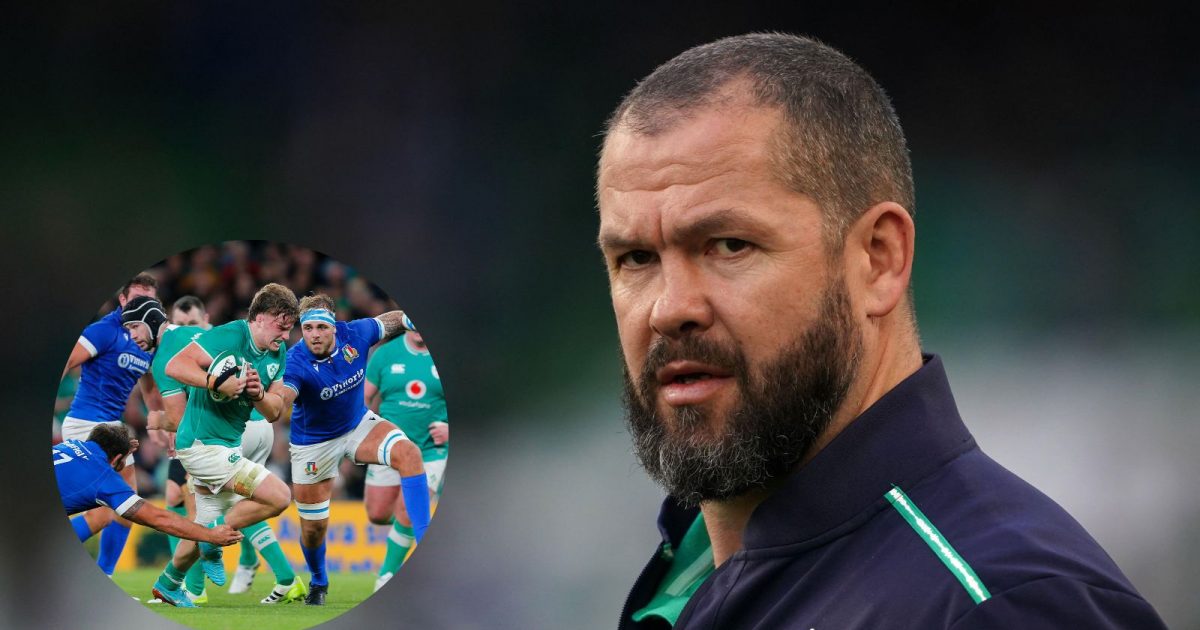 Andy Farrell sings 'warrior' forward's praises ahead of England clash : PlanetRugby