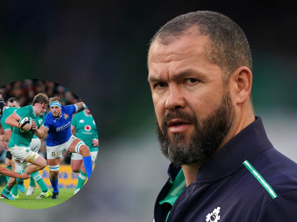 Andy Farrell sings 'warrior' forward's praises ahead of England clash ...