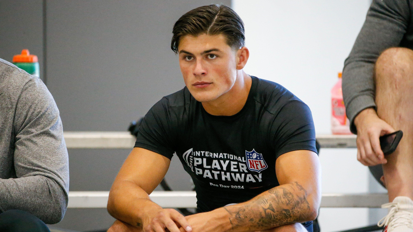 Louis Rees-Zammit says NFL training ‘easier’ than Rugby World Cup camp