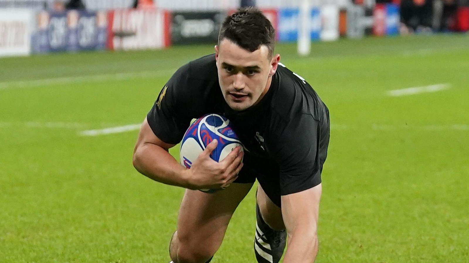 Will Jordan happy at wing for the All Blacks in the Rugby Championship