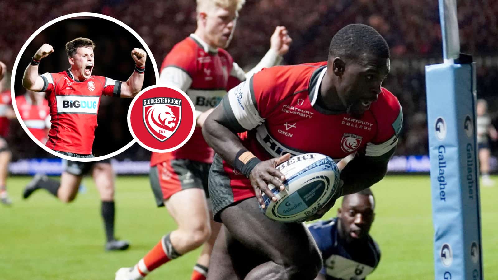 Christian Wade's hat-trick steers Gloucester to victory in 85-point thriller