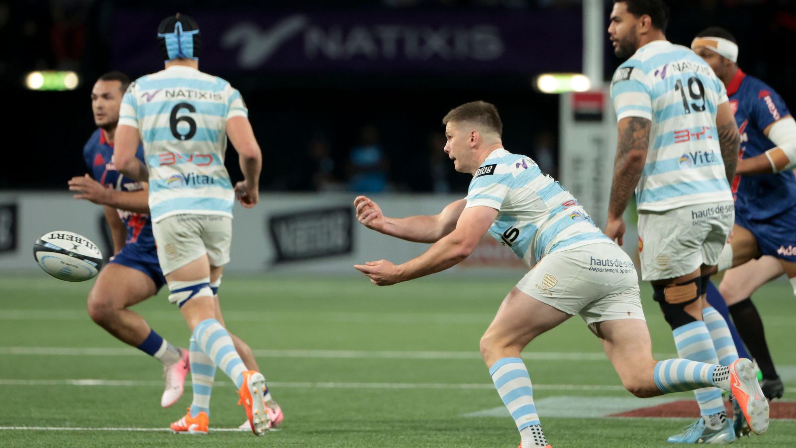 Lyon v Racing 92 teams: Owen Farrell handed captain's armband for semi