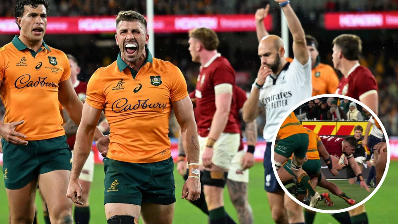 Nigel Owens weighs in on debatable Wallabies and B&I Lions tries