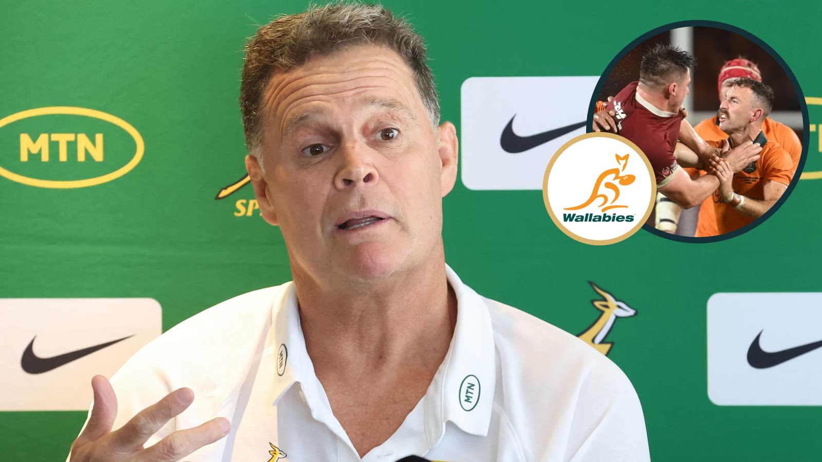 Rassie Erasmus on battle-ready debate as Wallabies may be punched out