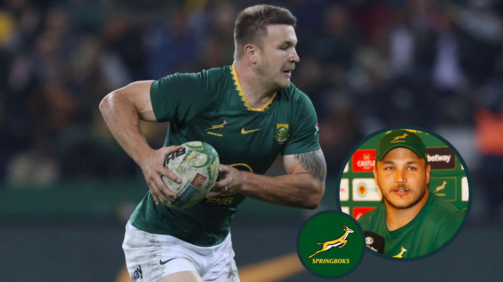 Springboks: Esterhuizen on the 'tough' part of being a hybrid player
