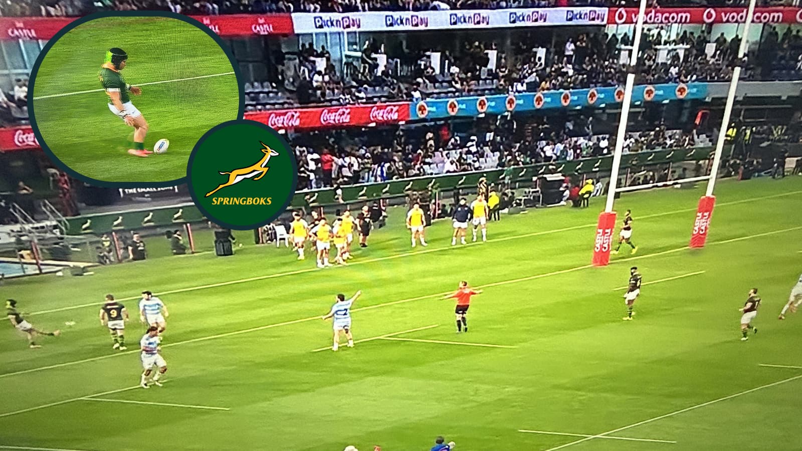 Springboks v Argentina: ‘Bizarre’ Cheslin Kolbe gaffe leads to try