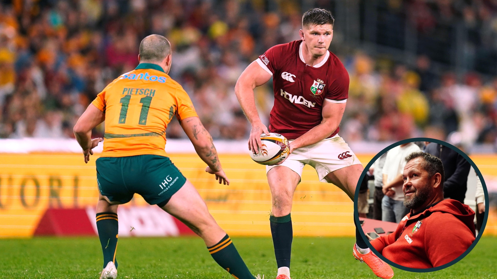 Andy Farrell opens up on Owen Farrell's B&I Lions selection