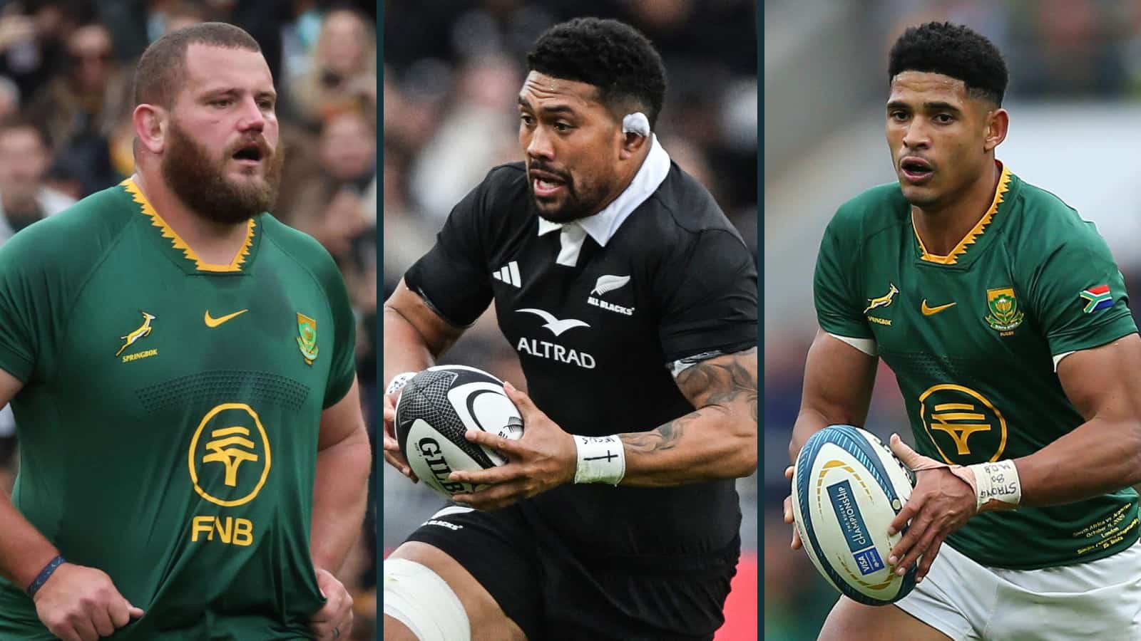 Rugby Championship Team of the Year: 9 Springboks, 3 All Blacks
