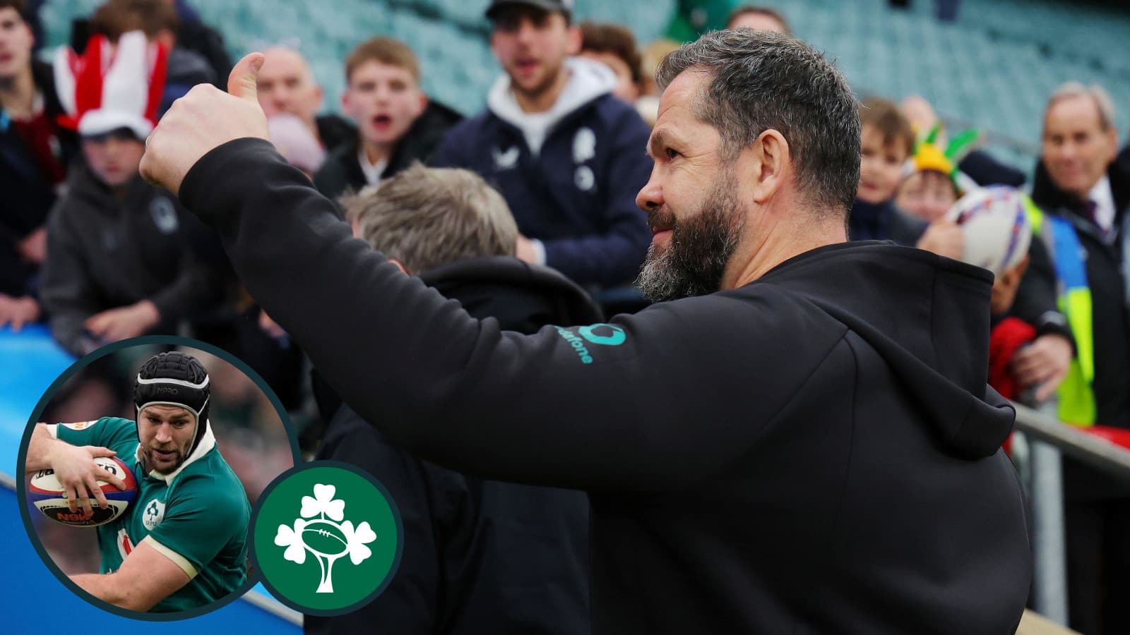Andy Farrell and Caelan Doris react to 'reference point' performance ...